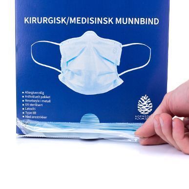 SG Safety medisinsk munnbind i kirurgisk kvalitet